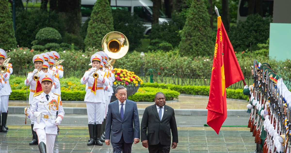 Máximo dirigente de Vietnam conduce ceremonia de bienvenida a ...