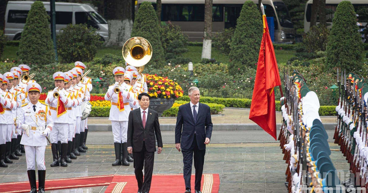 [Foto] Presidente de Vietnam preside ceremonia de bienvenida al rey ...
